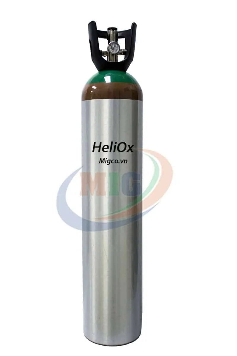 Khí lặn sâu Heliox Gas - Hỗn hợp khí thở | Migco